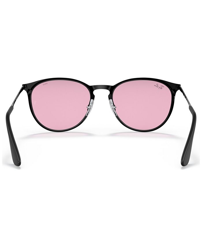 Ray-Ban Women's Photochromic Sunglasses, Erika Metal Evolve 54 - Macy's