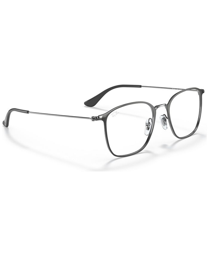 Ray-Ban RB6466 Unisex Square Eyeglasses - Macy's