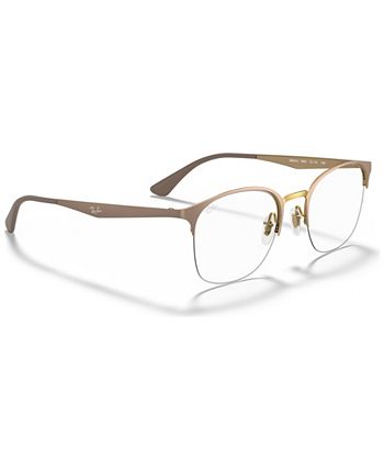 Ray-Ban RX6422 Unisex Square Eyeglasses - Macy's