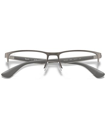 Ray-Ban RX6335 Unisex Rectangle Eyeglasses - Macy's