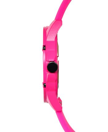 SPGBK Watches Unisex Forever Pink Silicone Strap Watch 44mm - Macy's