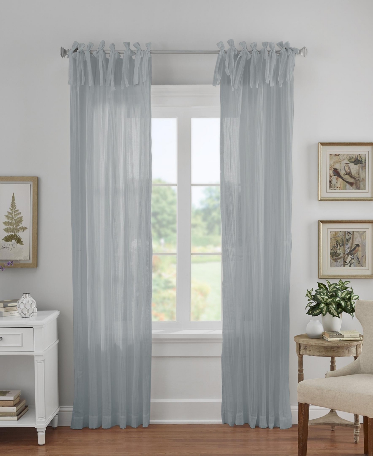 Click here for Elrene Home Fashions Jolie Semi-Sheer Tab Top Wind... prices