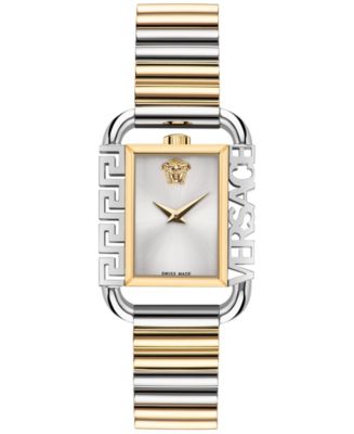 Versace Women's Swiss Flair Two Tone Stainless Steel Bracelet Watch ...