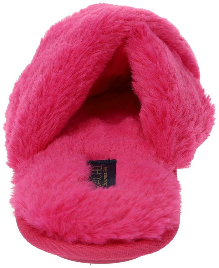 RACHEL Rachel Roy Women's Cardi Plush Cross Band Slipper & Reviews ...