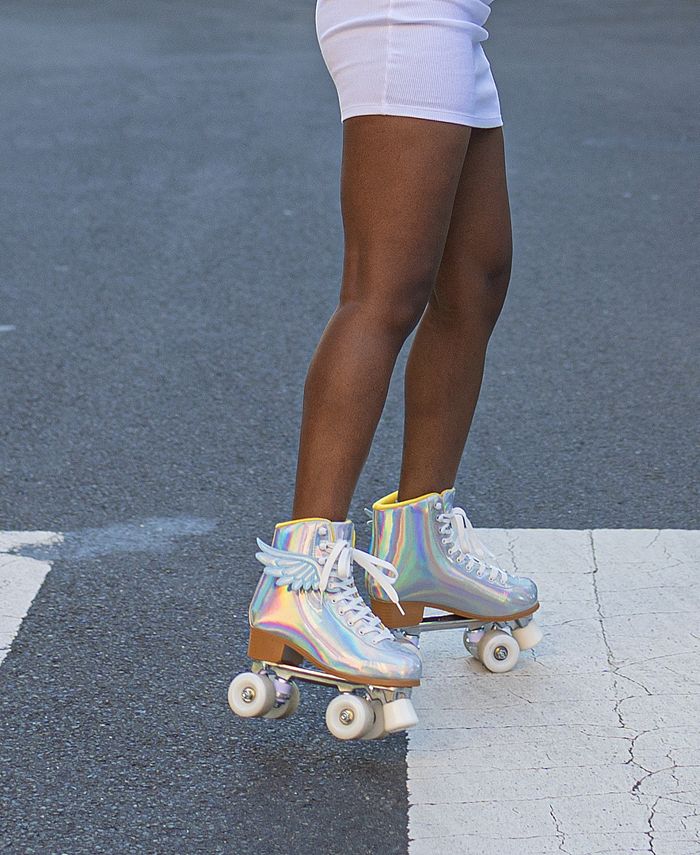 Cosmic Skates Women's Angel Wing 2 Piece Roller Skates Shoes Set - Macy's