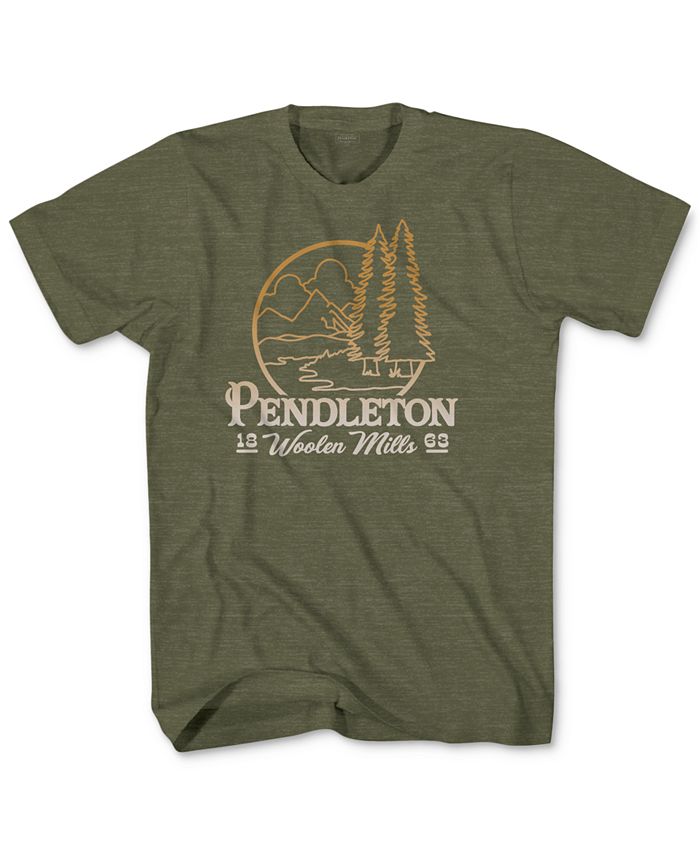 Pendleton Men's Logo Ombre Graphic T-shirt - Macy's
