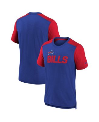 Nike Big Boys Heathered Royal, Heathered Red Buffalo Bills Colorblock ...