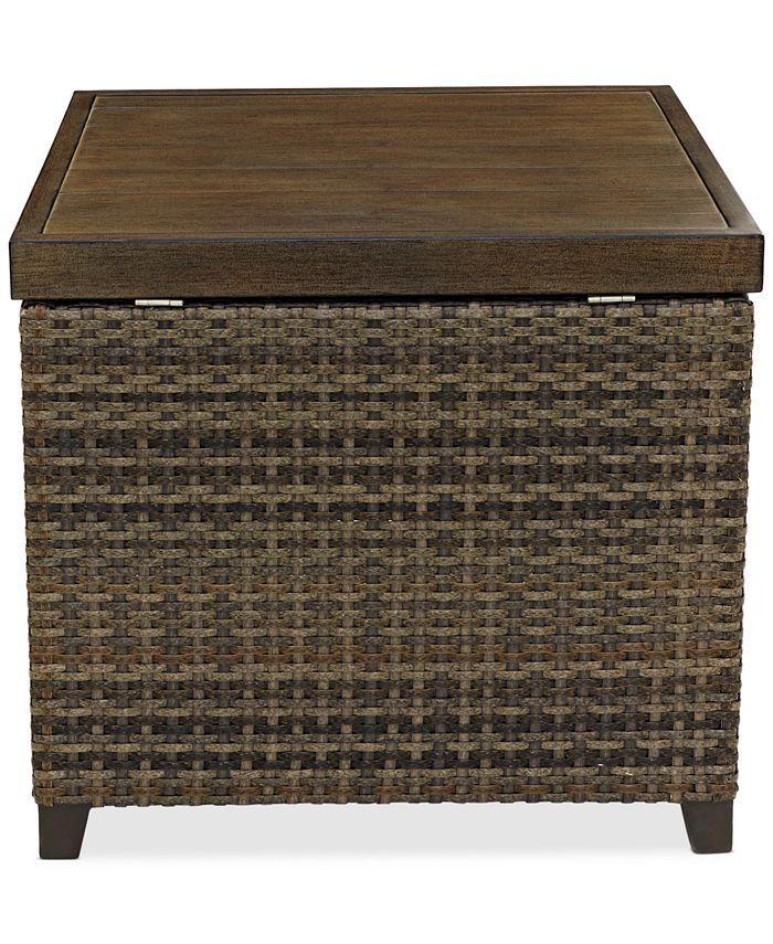 Agio CLOSEOUT! Leighton Outdoor Storage End Table - Macy's