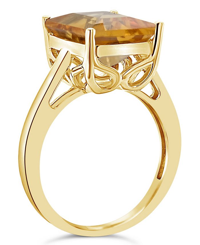 Macy's Citrine (3-1/7 ct. t.w.) Ring in 14K Yellow Gold - Macy's