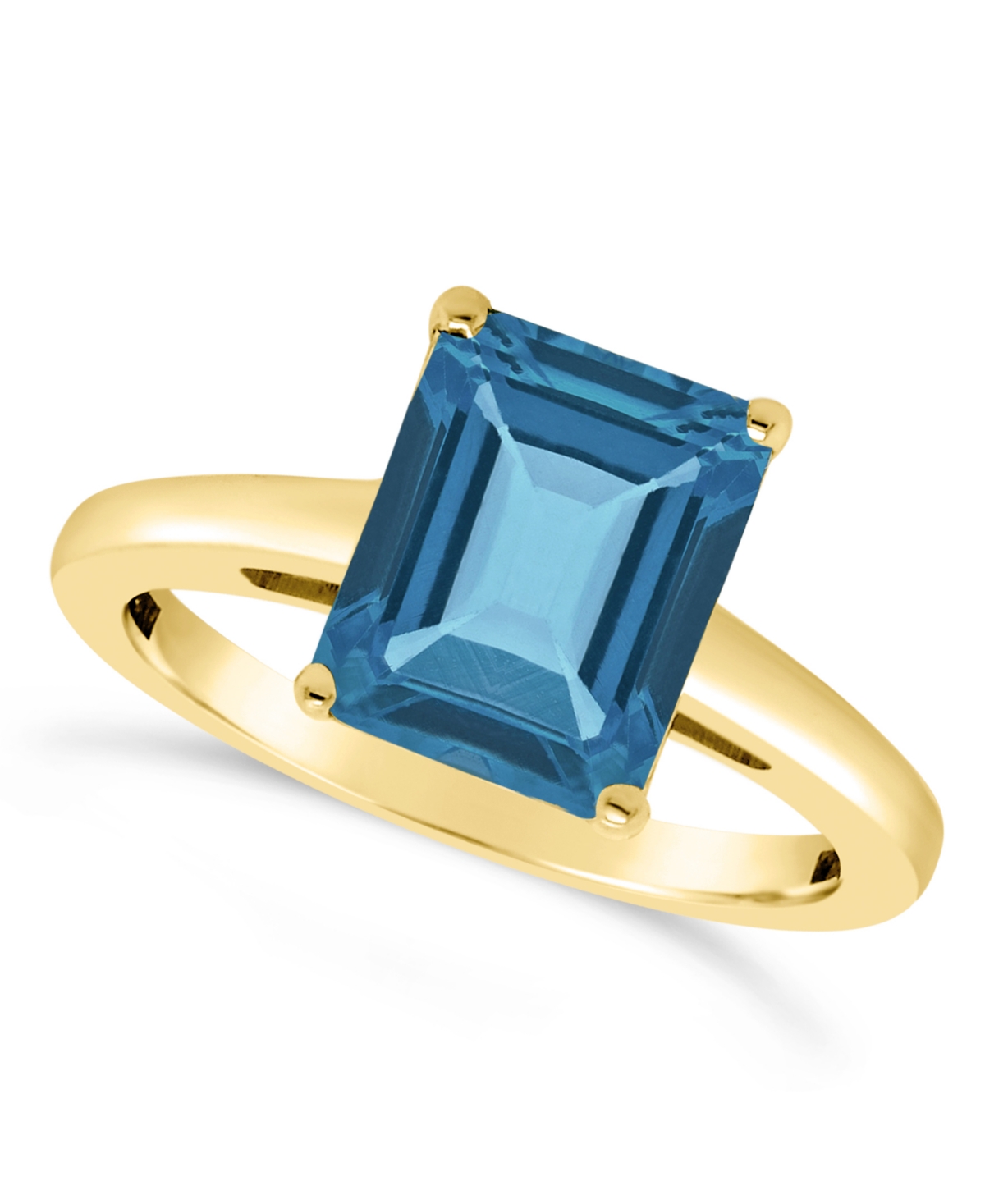 Click here for Macys London Topaz (4-1/4 ct. t.w.) Ring in 14K Ye... prices
