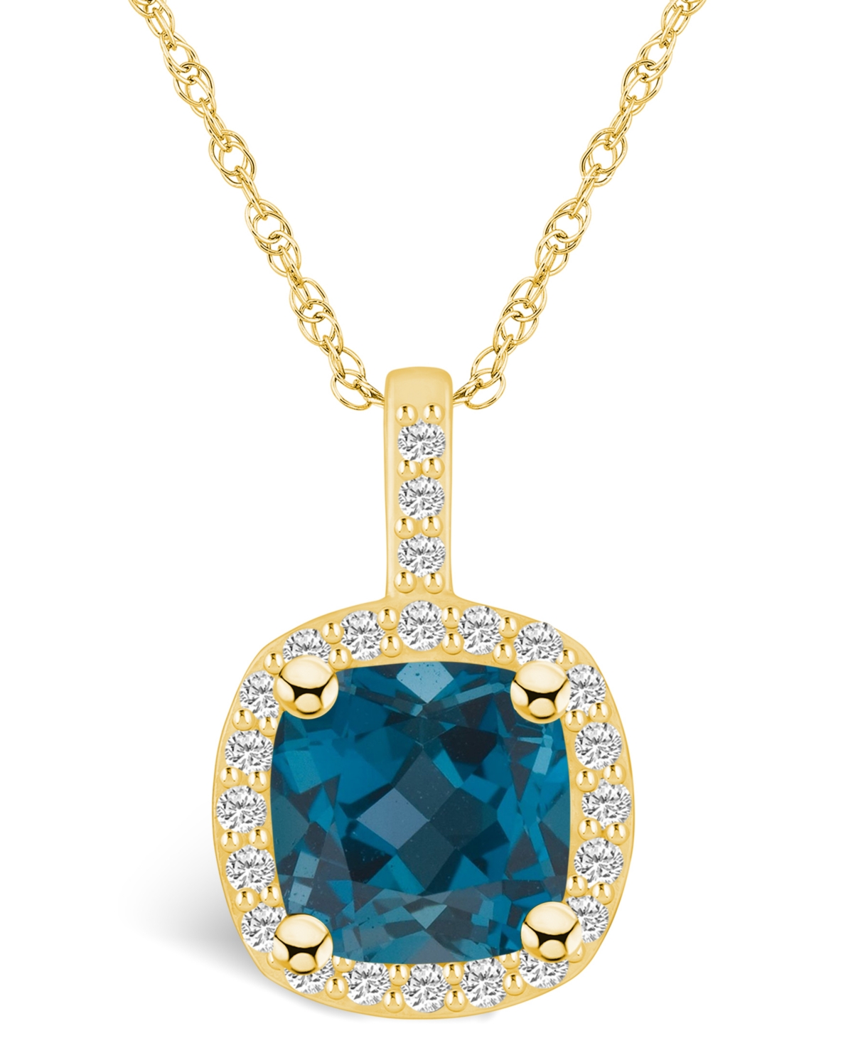 Click here for Macys London Blue Topaz (2-3/4 Ct. T.w.) and Diamo... prices