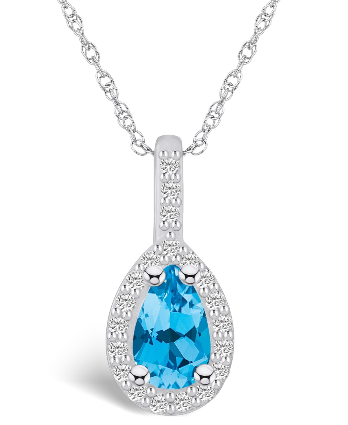 Click here for Macys Blue Topaz (1 Ct. T.w.) and Diamond (1/5 Ct.... prices