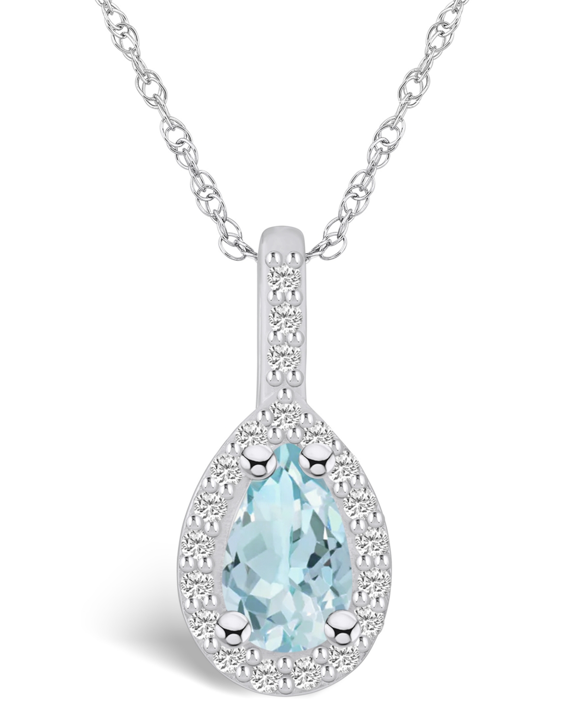 Click here for Macys Aquamarine (3/4 Ct. T.w.) and Diamond (1/5 C... prices