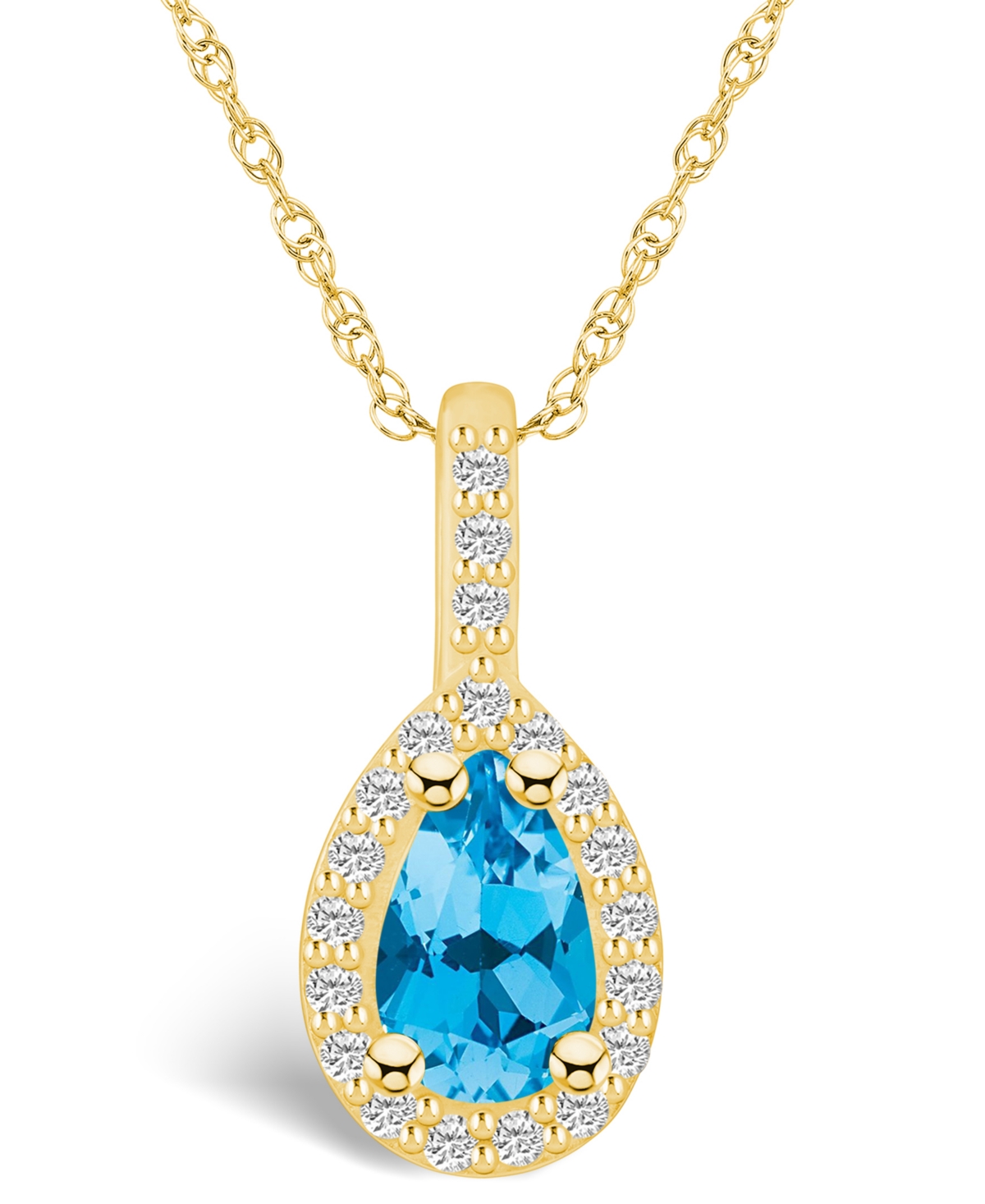 Click here for Macys Blue Topaz (1 Ct. T.w.) and Diamond (1/5 Ct.... prices