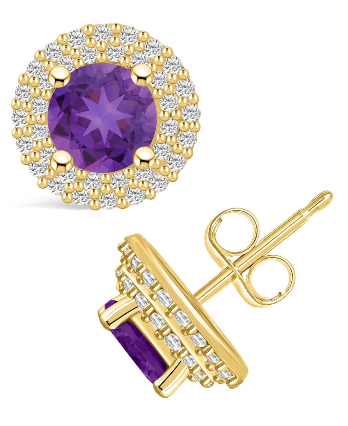 Click here for Macys Amethyst (1-1/2 ct. t.w.) and Diamond (1/2 c... prices