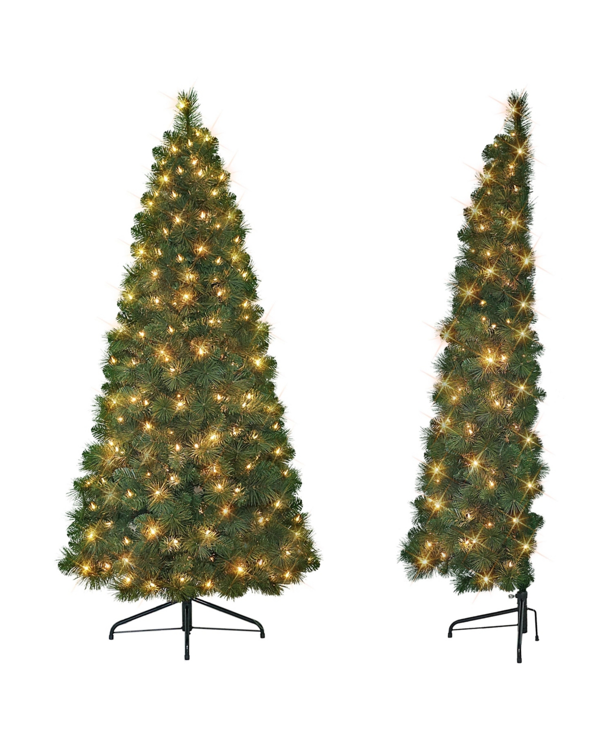 Click here for 6.5 Pre-Lit Wall Half Tree with 150 Underwriters L... prices
