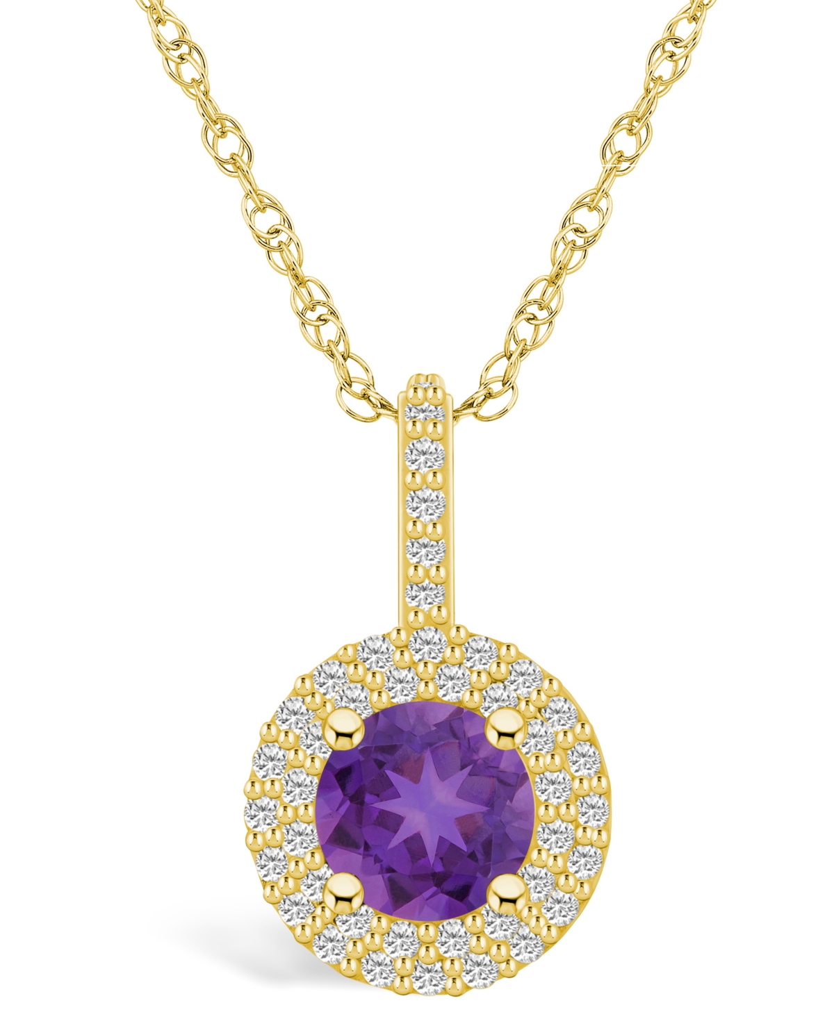 Click here for Macys Amethyst (1-1/4 Ct. T.w.) and Diamond (3/8 C... prices