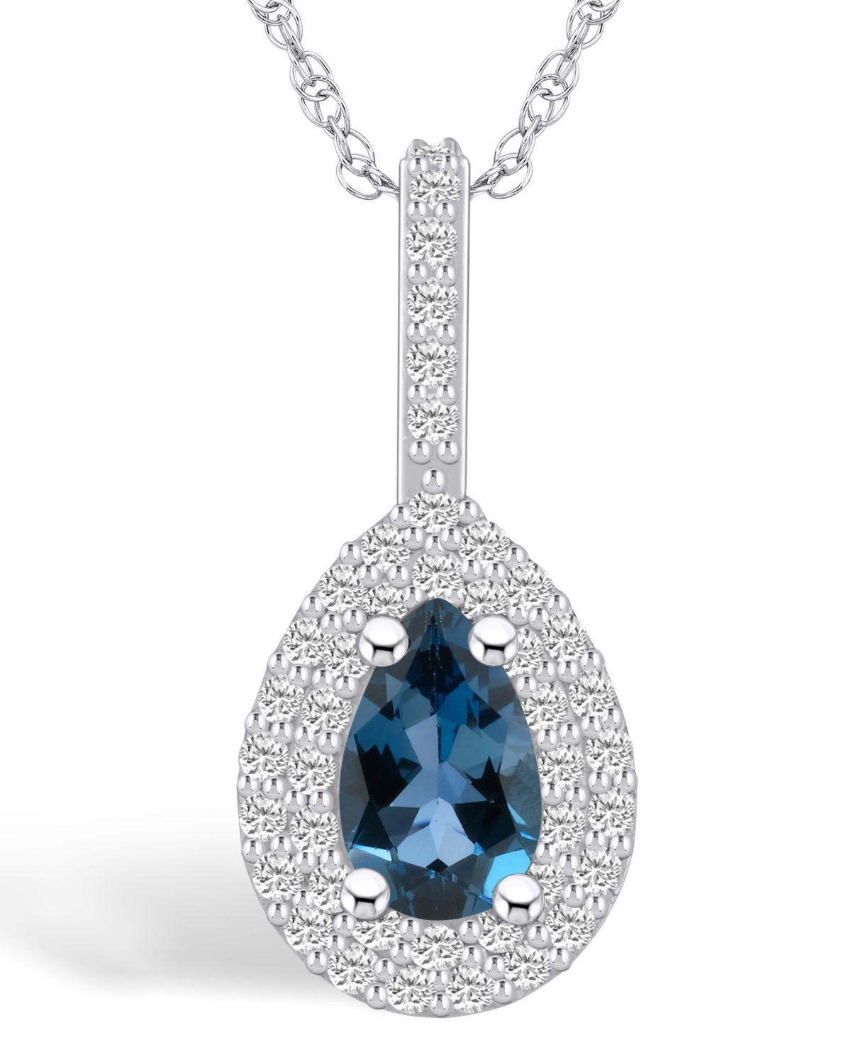 Click here for Macys London Blue Topaz (1 Ct. T.w.) and Diamond (... prices