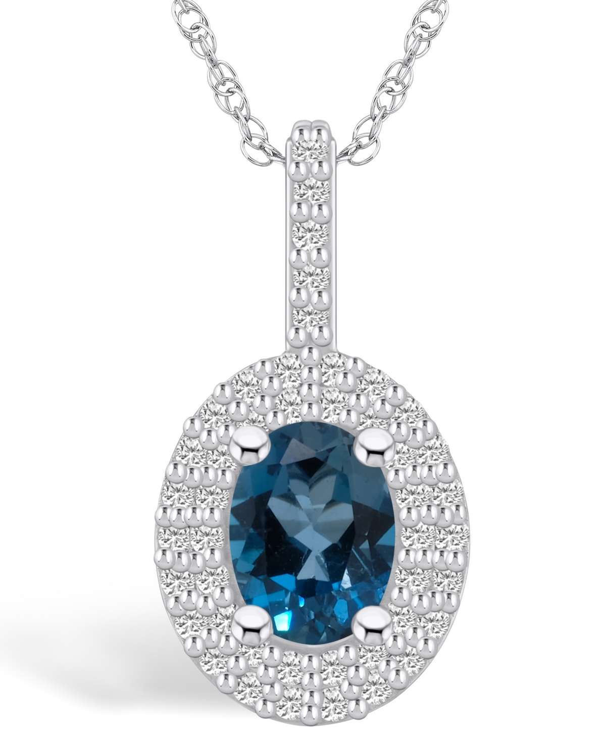 Click here for Macys London Blue Topaz (1-5/8 Ct. T.w.) and Diamo... prices