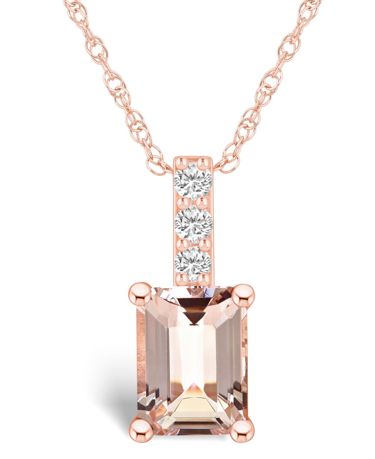 Click here for Macys Morganite (1-3/8 Ct. T.w.) and Diamond Accen... prices