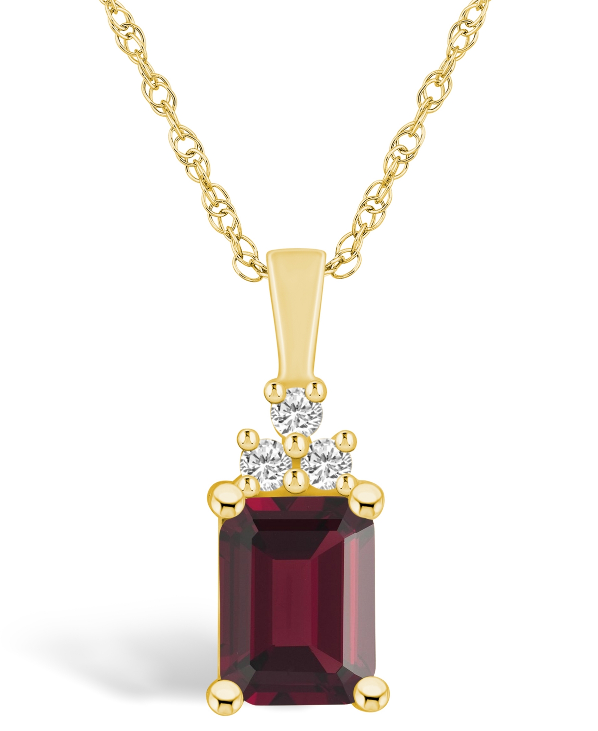 Click here for Macys Garnet (2 Ct. T.w.) and Diamond (1/10 Ct. T.... prices