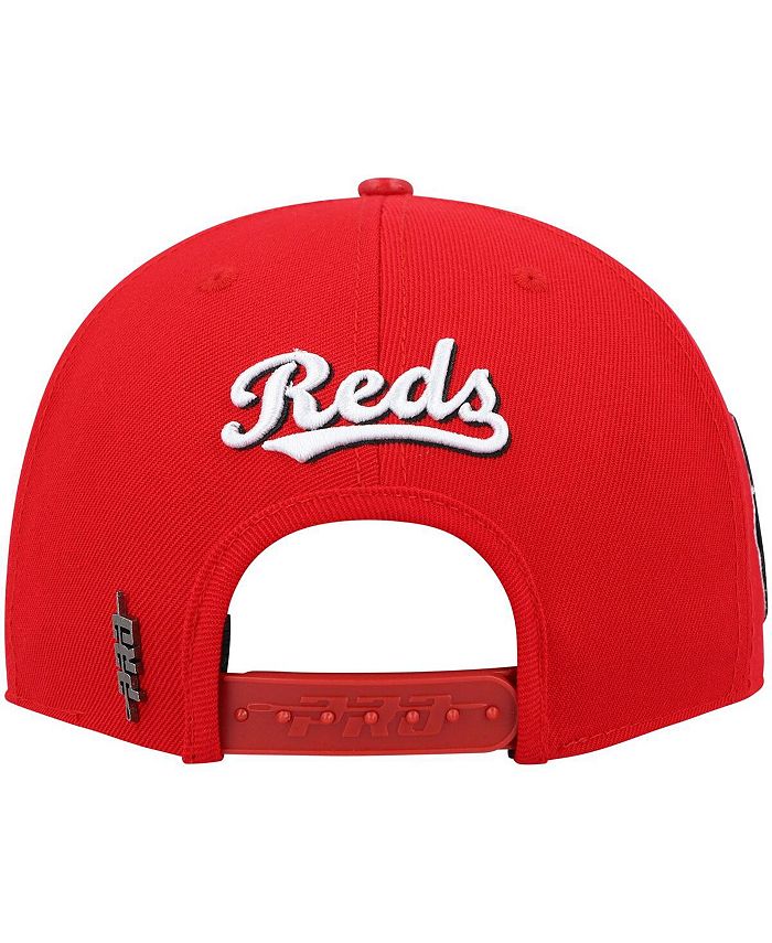 Pro Standard Men's Red Cincinnati Reds Stacked Logo Snapback Hat - Macy's