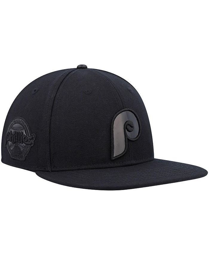 Pro Standard Men's Black Philadelphia Phillies Triple Black Wool ...