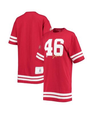 Women's Tommy Hilfiger Scarlet San Francisco 49ers Clair Half-Sleeve ...