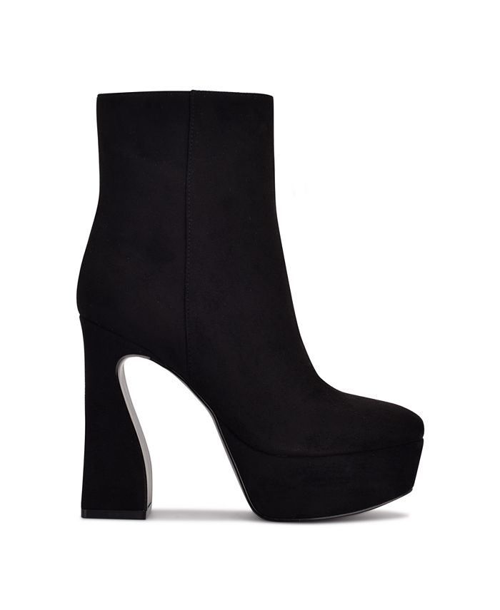 Nine West Women's Klinda Platform Square Toe Booties - Macy's