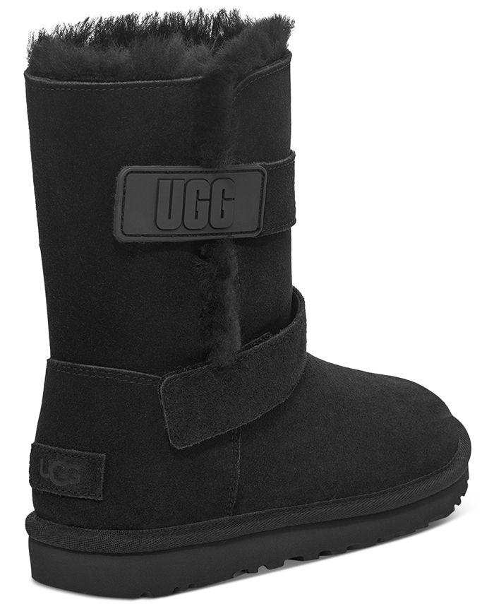 UGG® Women's Bailey Graphic Logo Strapped Warm-Lined Boots - Macy's