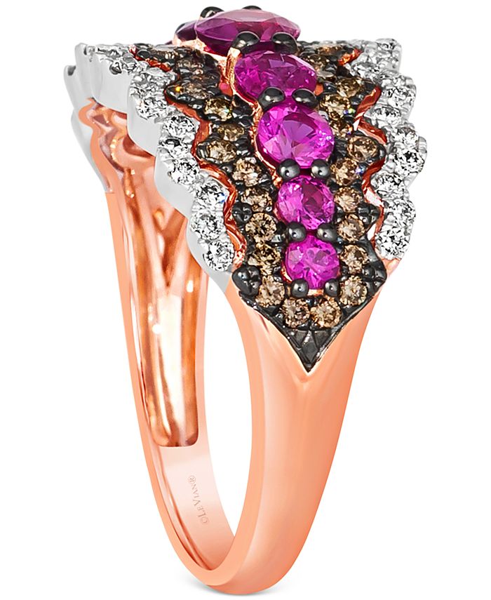 Le Vian Passion Ruby (1 ct. t.w.) & Diamond (5/8 ct. t.w.) Statement ...
