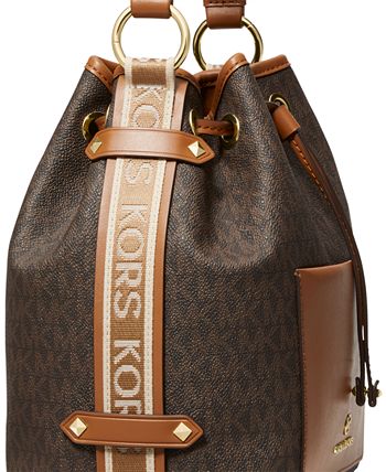Michael Kors Logo Maeve Bucket Messenger Bag - Macy's