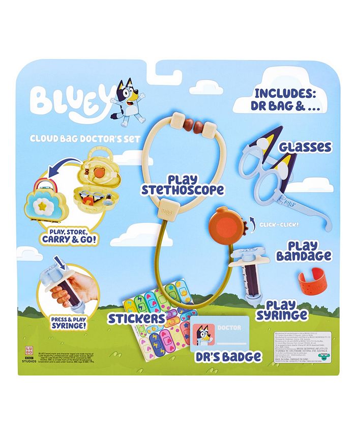 Bluey Cloud Doctor Bag Set Series 7 - Macy's