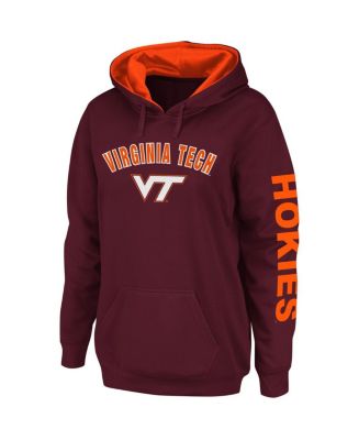 Women's Colosseum Maroon Virginia Tech Hokies Loud and Proud Pullover ...