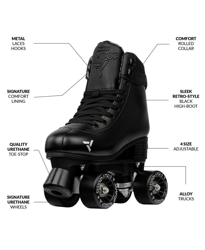 Crazy Skates Adjustable Roller Skates For Boys - Jam Pop Series - Size ...