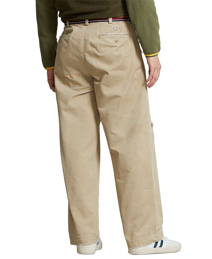 Polo Ralph Lauren Men's Burroughs Relaxed Fit Distressed Pants - Macy's