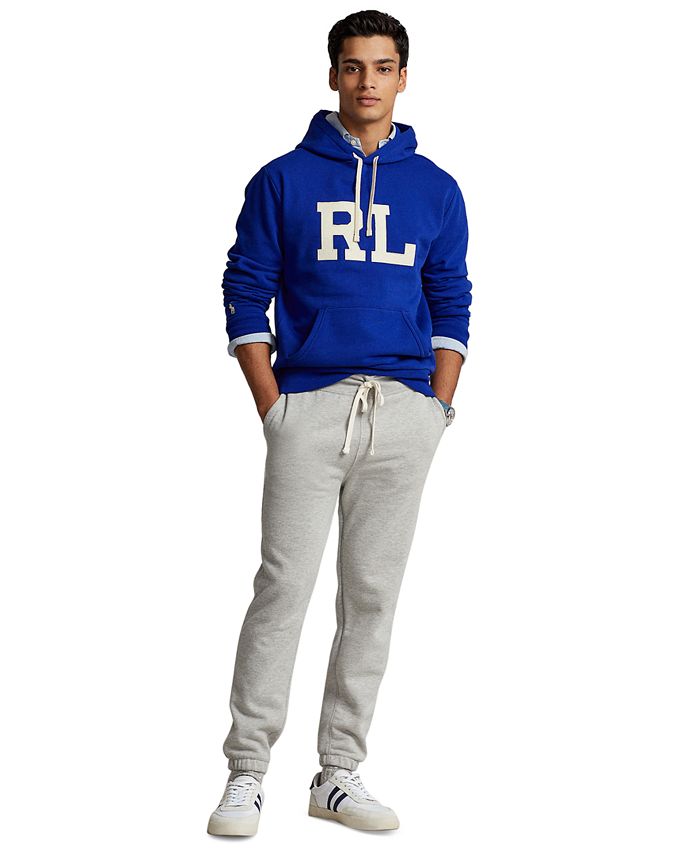 Polo Ralph Lauren Men's Logo Patch Fleece Hoodie - Macy's