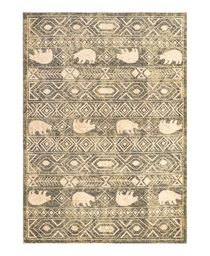 Bayshore Home Explorer EXR-05 10' x 14' Area Rug - Macy's