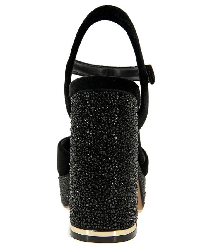 Kenneth Cole New York Women's Dolly Crystal Platform Sandals - Macy's