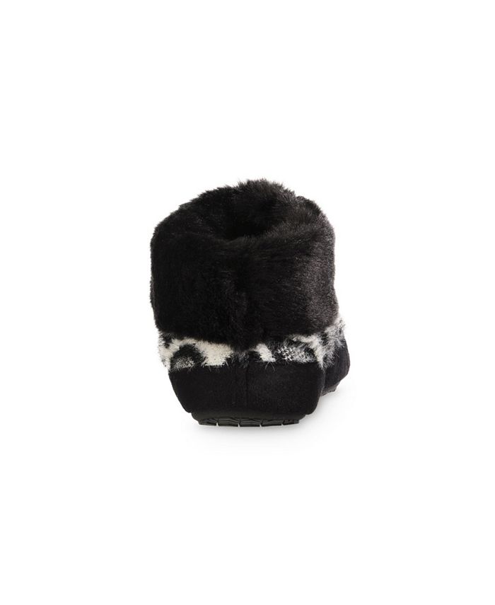 Isotoner Signature Women's Memory Foam Cheetah Comfort Boot Slippers ...