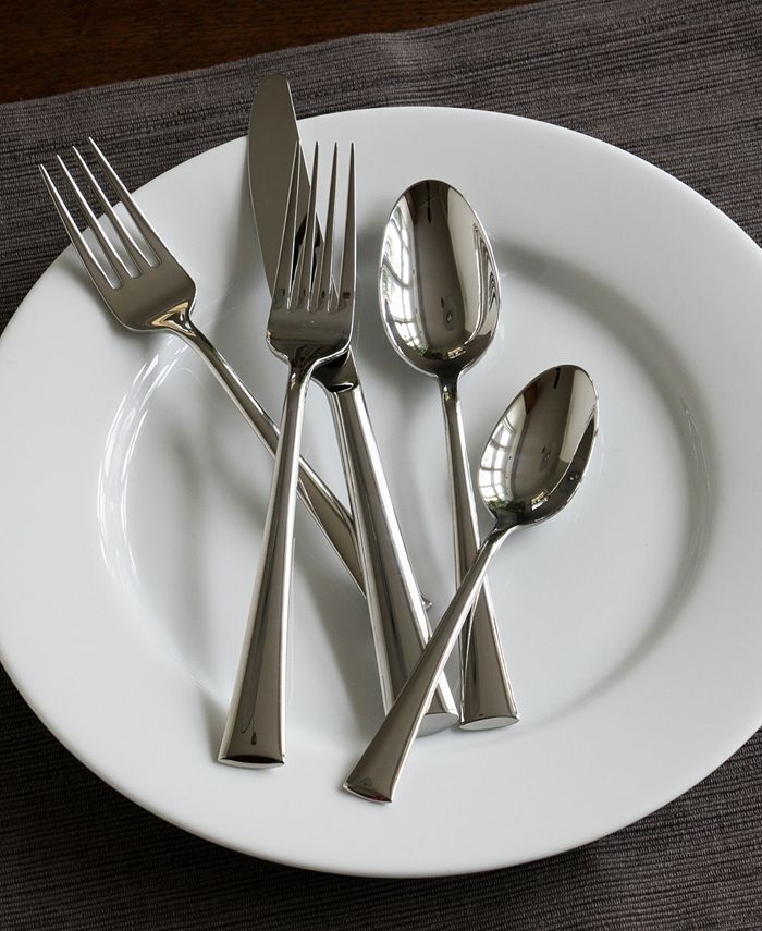 Chefs Studio 18/10 Stainless Steel 44 Piece Flatware Set, Service for 8 ...