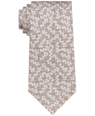 Michael Kors Men's Classic Design Gingko-Print Tie - Macy's