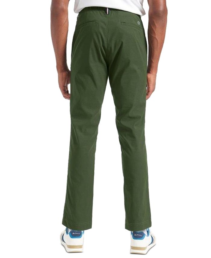 Ben Sherman Men's Slim-Fit Stretch Quick-Dry Motion Performance Chino ...