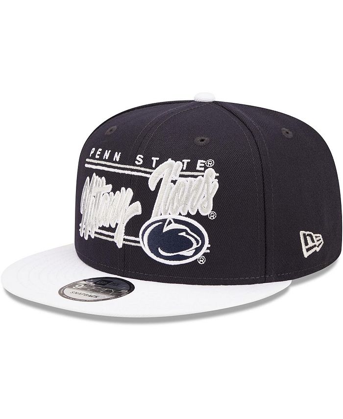 New Era Men's Navy Penn State Nittany Lions Team Script 9FIFTY Snapback ...