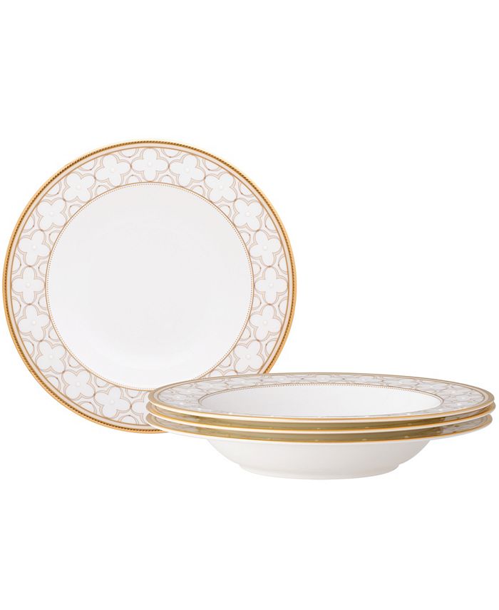 Noritake Trefolio Gold Dinnerware Collection - Macy's
