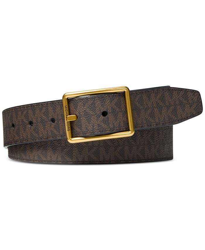 Michael Kors Men's Reversible Logo Swivel Belt & Reviews - All ...