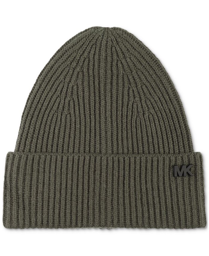 Michael Kors Men's Fisherman Ribbed-Cuff Beanie - Macy's