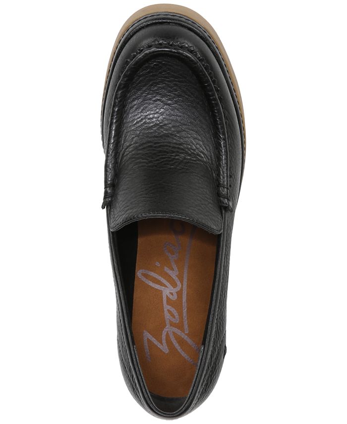 Zodiac Women's Dorit Crepe Platform Heeled Loafers - Macy's