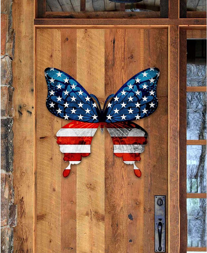 Designocracy USA Butterfly Holiday Door Decor - Macy's