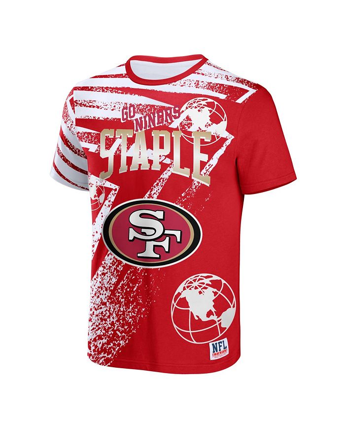 NFL Properties Men's NFL X Staple Red San Francisco 49ers Team Slogan ...